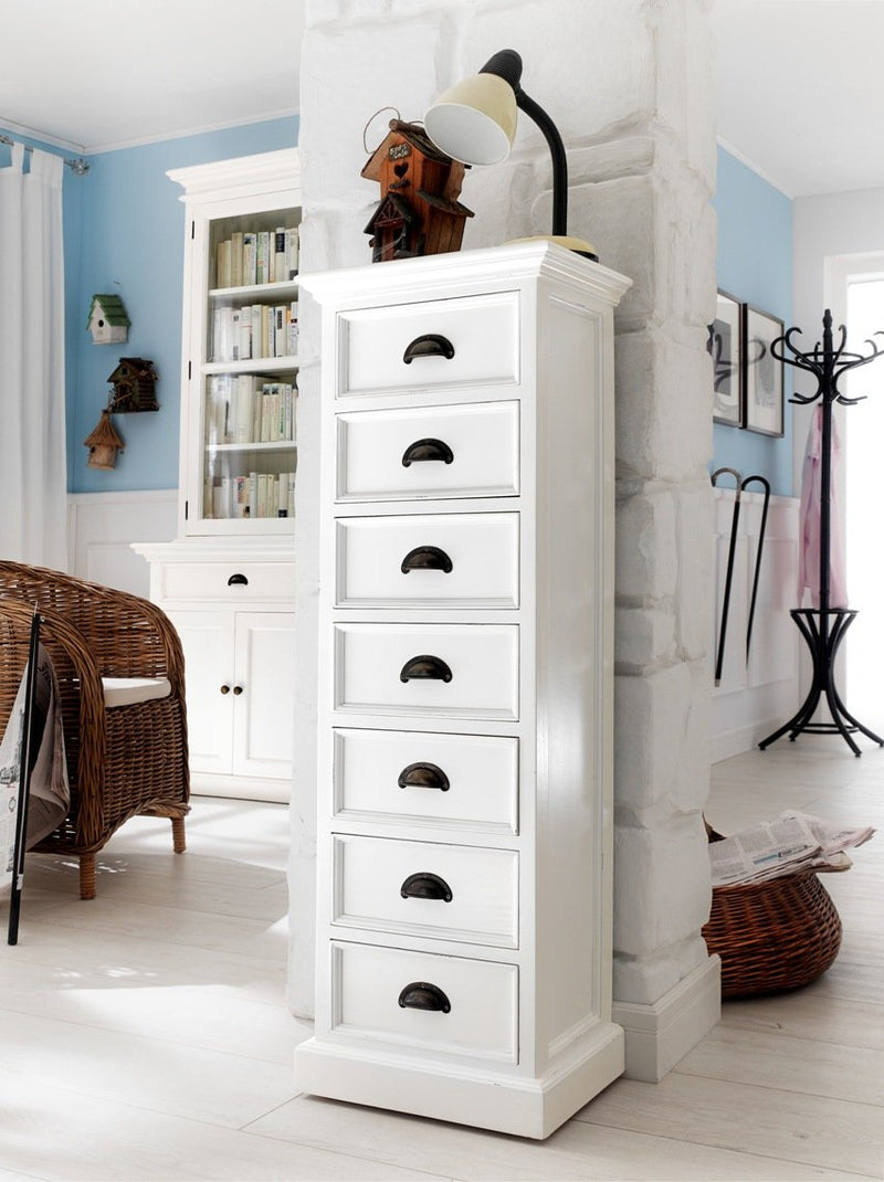 Halifax Storage Unit 7 Drawers - White