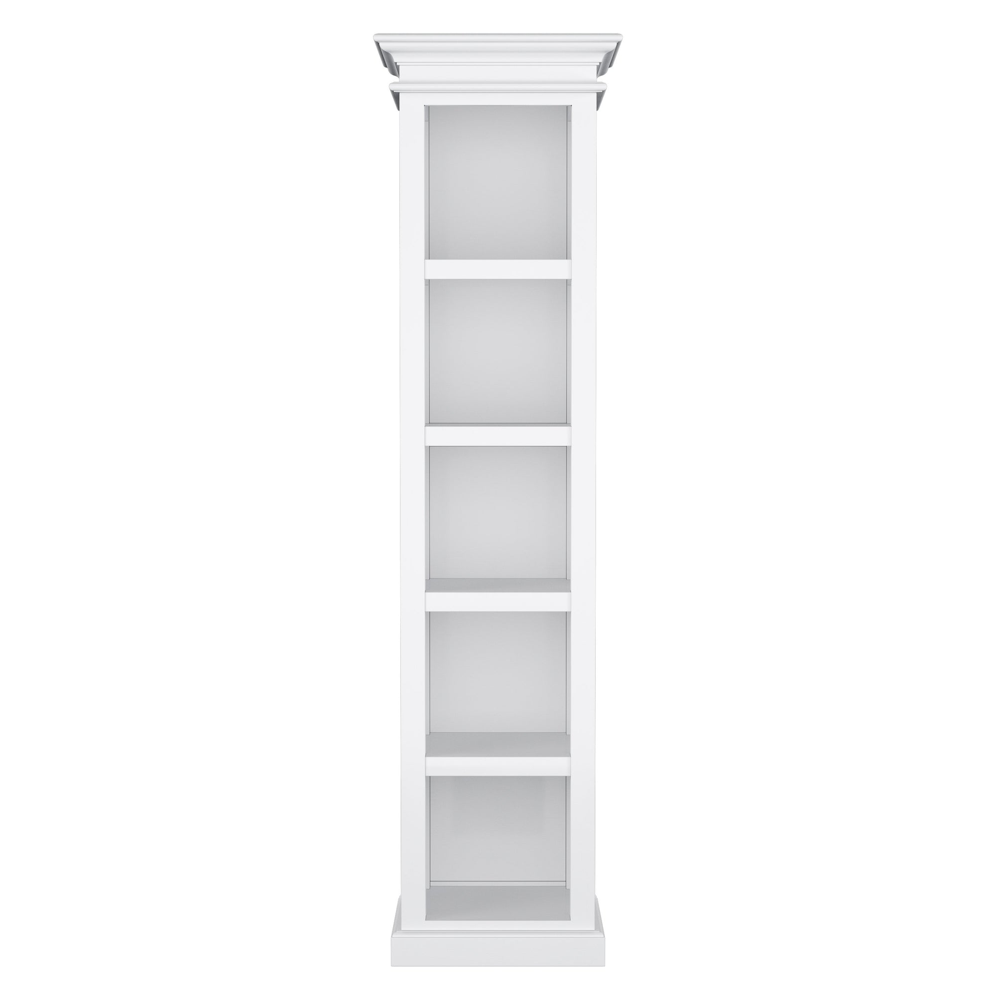 Halifax Thin Line Bookcase - White